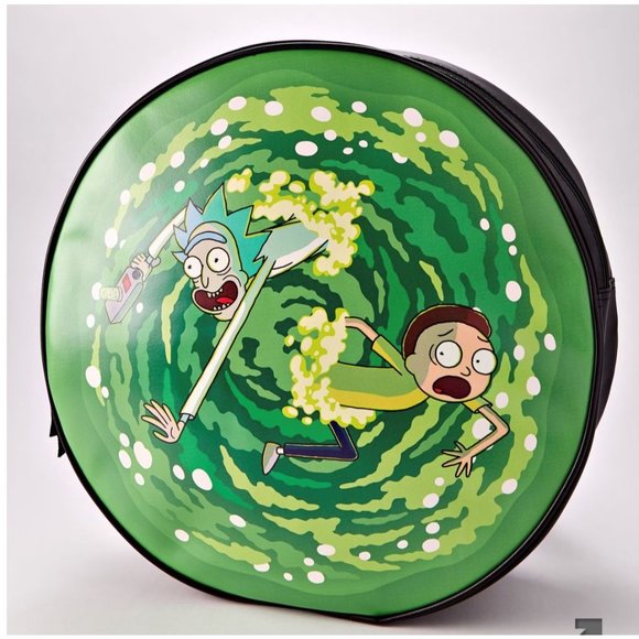 Rick And Morty Shop | Bags | Rick And Morty Portal Circle Backpack New ...